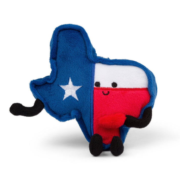 Texas State Flag Stuffed State Magnet – Plush Magnet – Stuffed States USA