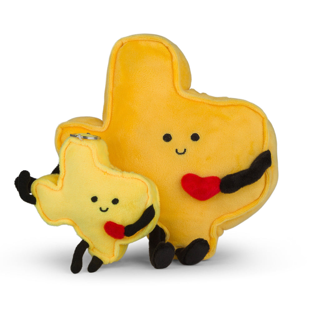 Texas Plush Magnet – Yellow Rose of Texas – Stuffed States USA