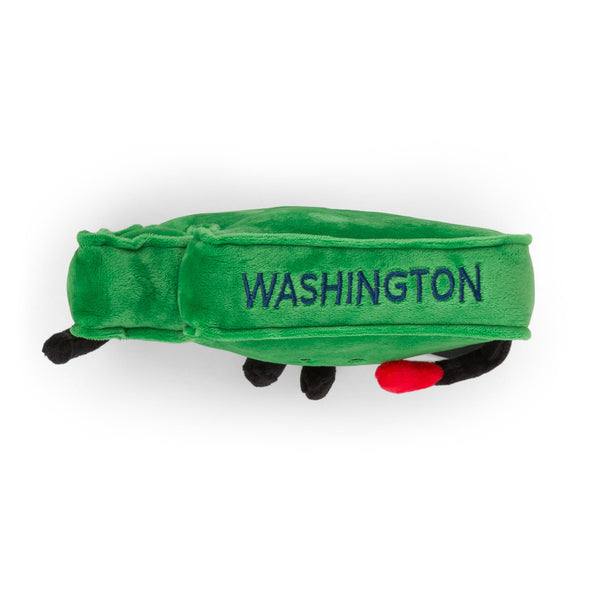 Washington State Plush with tiny apple - Stuffed States USA
