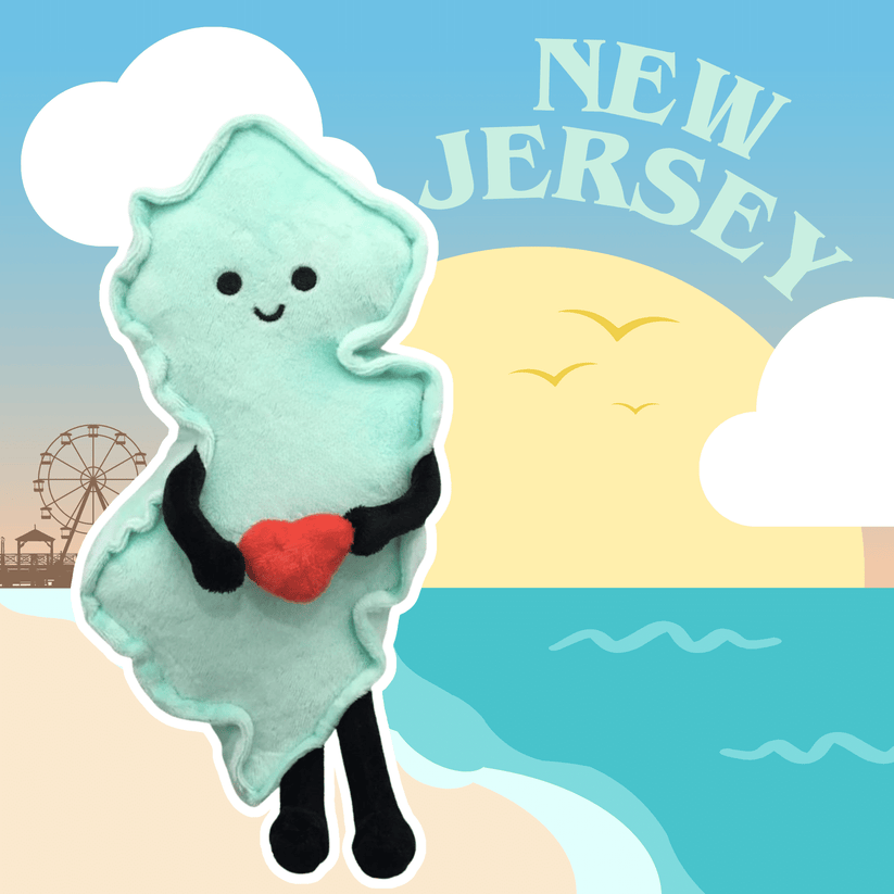 New Jersey Stuffed State Plush – Stuffed States USA